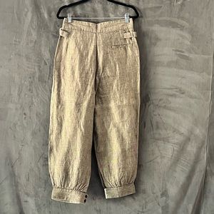 Molloni | Pants & Jumpsuits | Molloni Designer Heavy Linen Dress Pants ...